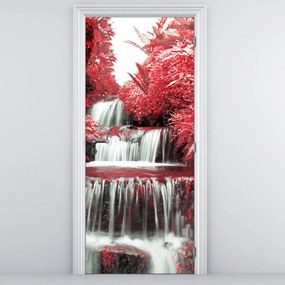 Fototapeta na dveře - Keř s vodopádem (95x205cm)