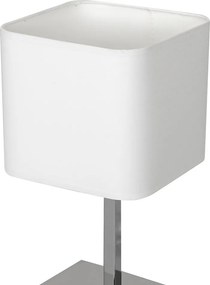 Stolní lampa Napoli, 1x bílé textilní stínítko,