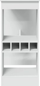 vidaXL Barový stůl s regály 90 x 47,5 x 103,5 cm kompozit [854337] Barva: kouřový dub