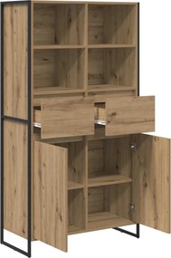 Servírovací skříň Umělecký dub 81 x 36 x 150.5 cm 3403039