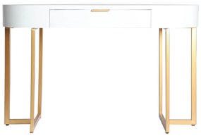 Konzolový stolek ravica 120 x 48 cm bílý MUZZA