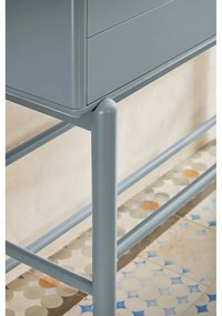 Modro-šedý konzolový stolek 35x120 cm Corvo – Teulat