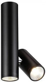 Rendl - Design Stropní tubusový LED reflektor BOGARD Twin 3000K Barva: Černá