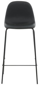 Barová židle Polar, 2ks, černá, S41,5xD43xV105