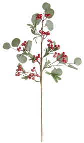 WINTERGREEN Větvička eukalyptová s bobulkami 70 cm