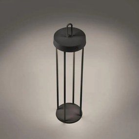 LD 19301-18 ANSELM LED stolní lampa na baterie černá 50cm dotykový stmívač IP44 zahradní svítidlo 2700K - JUST LIGHT