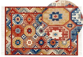 Vlněný kelimový koberec 200 x 300 cm vícebarevný LUSARAT Beliani