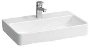 Laufen Pro S - Umyvadlo Compact, 60x38 cm, 1 otvor pro baterii, bez přepadu, s LCC, bílá H8189594001561