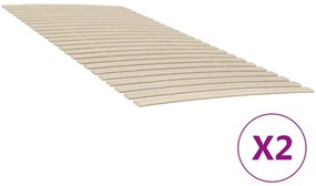 Náhradní lamely k posteli s 48 lamelami 2 ks 100x200 cm 3203726