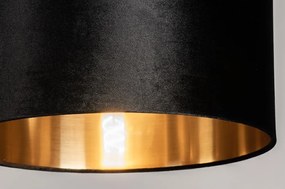 Stojací designová lampa Pallas Black and Gold