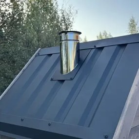 Kalme Elektrická dřevěná udírna s dymboxem 520L antracit