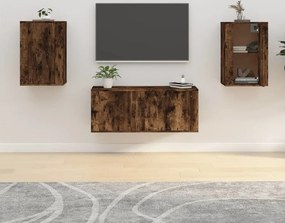 vidaXL Nástěnné TV skříňky 2 ks 40 x 34,5 x 60 cm [816657] Barva: šedá sonoma