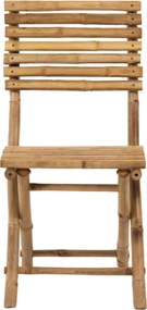 Přírodní bambusová skládací židle Bamboo Pliable - 54*45*85cm