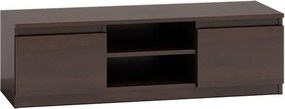 RTV stolek FLOWE 120 wenge (120 x 36) cm