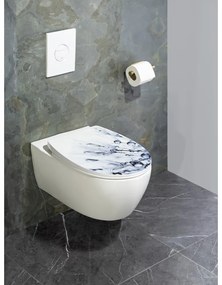 Záchodové prkénko s automatickým zavíráním 36,5 x 45 cm Sereno – Wenko
