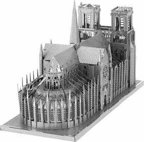 Metal Earth 3D Puzzle Katedrála Notre-Dame / 75 dílků / od 14 let