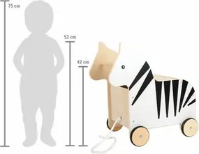 Small Foot Box na hračky Zebra „Wildlife“ / od 12 měsíců