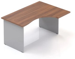Rohový stůl Visio LUX 136 x 100 cm, pravý, ořech