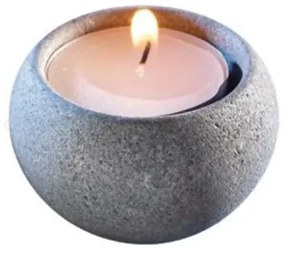 Hukka kamenný svícen na čajovou svíčku