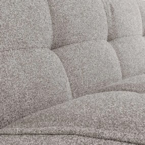 Světle šedá pohovka z textilie bouclé 204 cm Cluster – vtwonen