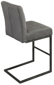 Designová barová židle Boss II antik šedá