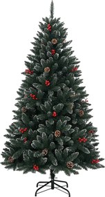 Umělý vánoční stromek s 300 LED 210 cm 3315756