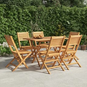 Skládací židle 6 ks 47x62x90 cm masivní teak 3155065