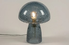 Stolní skleněná lampa Basilley Blue