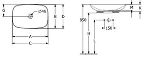 Villeroy & Boch Villeroy Boch Loop &amp; Friends - Umyvadlová mísa 560x380mm, bez přepadu, alpská bílá 4A490101