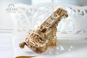 Ugears 3D dřevěné mechanické puzzle Hurdy-Gurdy / od 14 let / 292 dílk